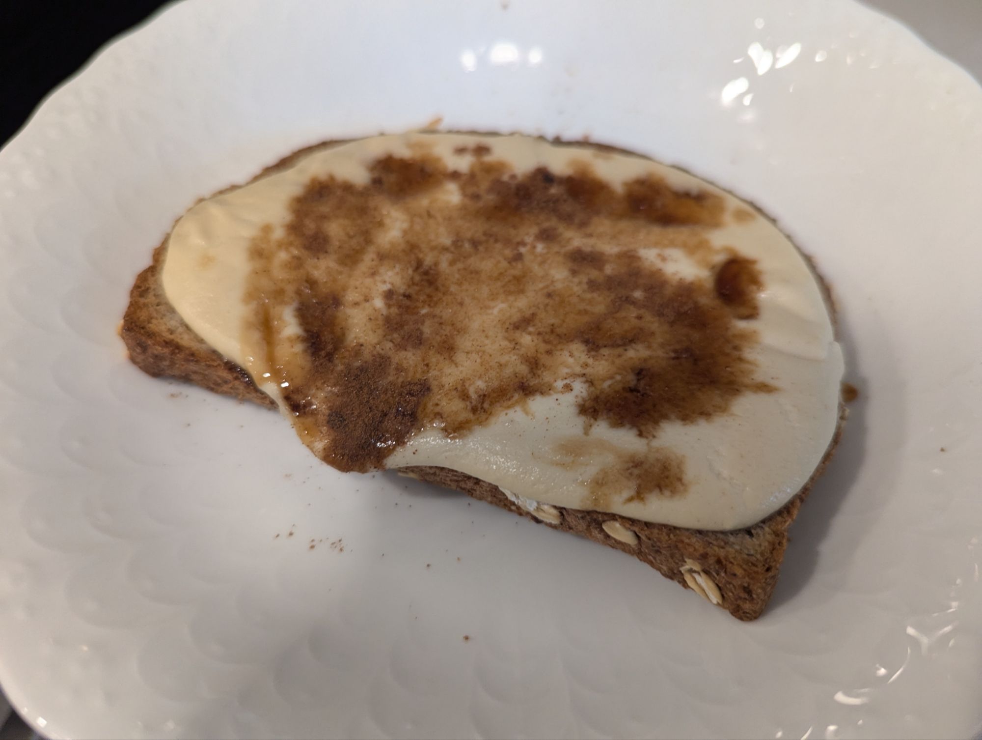 Cinnamon and Sugar Cottage Cheese Toast – EAT it NOW or EAT it LATER