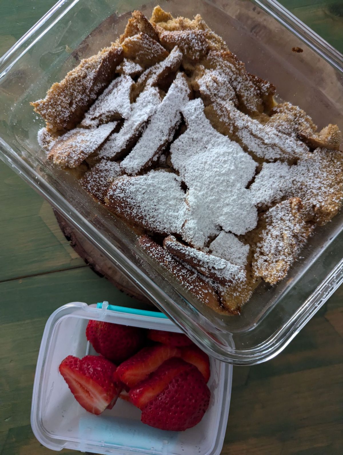 French Toast Bake with leftover bread – EAT it NOW or EAT it LATER